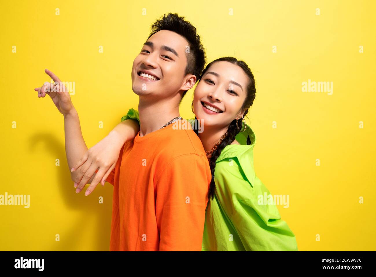 Happy young partner Stock Photo - Alamy