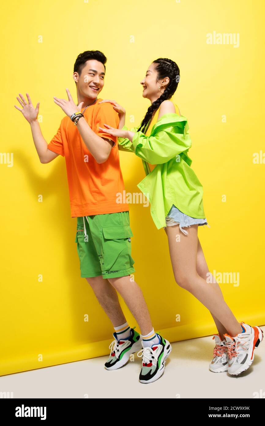 Young partner happy play hi-res stock photography and images - Alamy