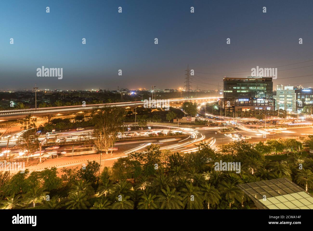 Gurgaon india skyline hi-res stock photography and images - Alamy