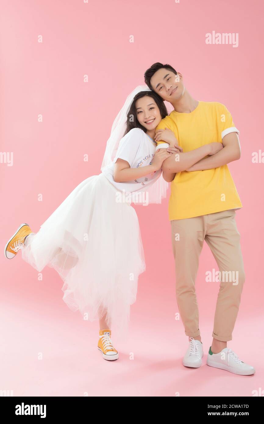 Happy sweet young partner Stock Photo - Alamy