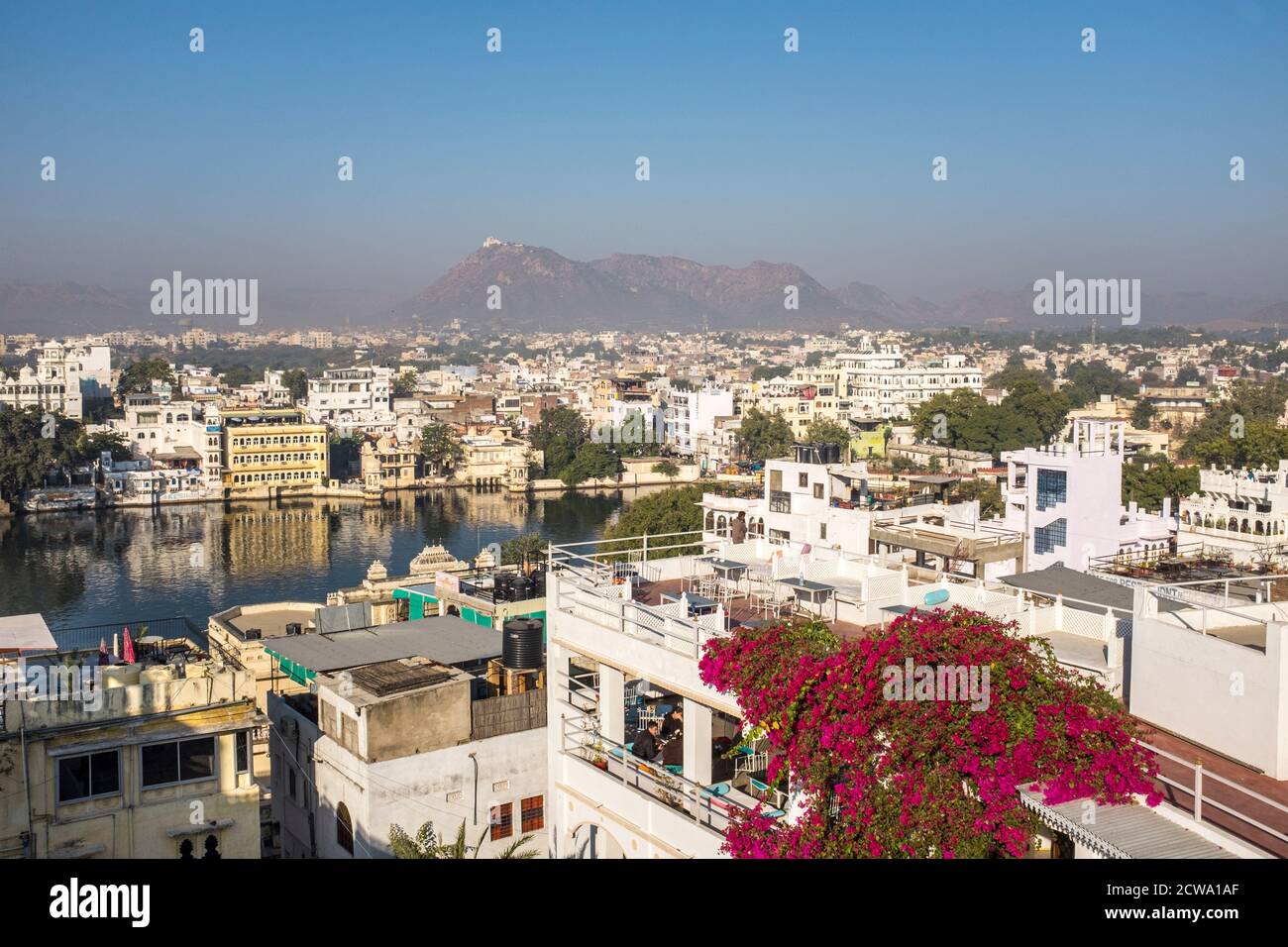 Rooftops over Udaipur, in Rajasthan, India Stock Photo - Alamy