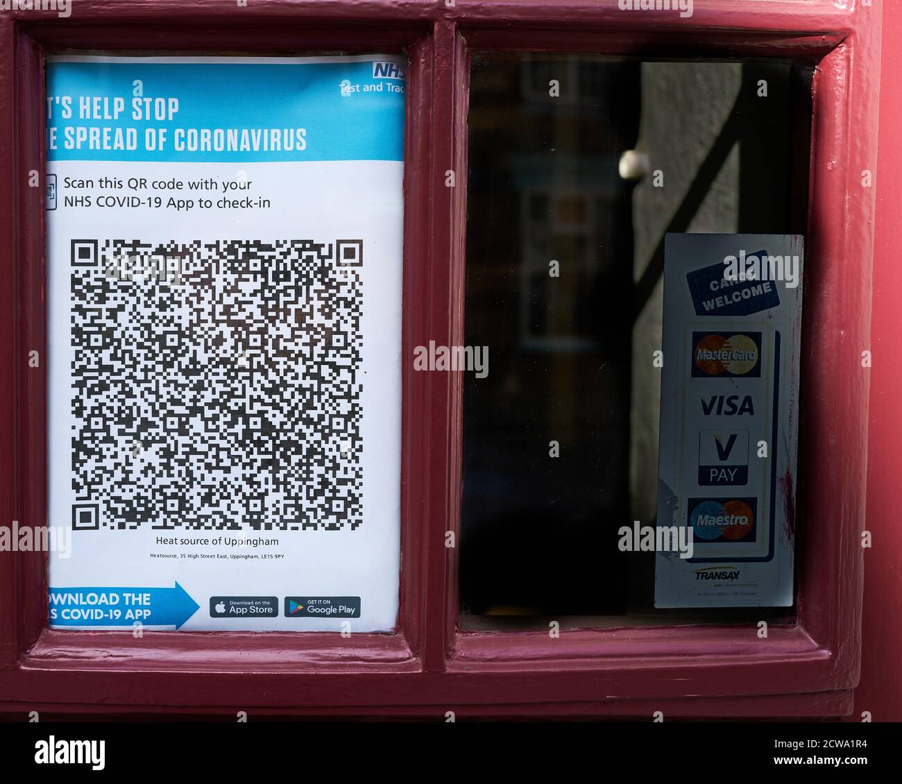 Nhs track and trace venue check in hi-res stock photography and images ...