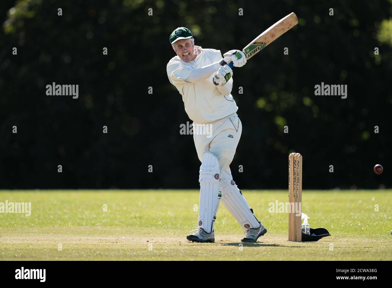 Hitting cricket shot hi-res stock photography and images - Alamy