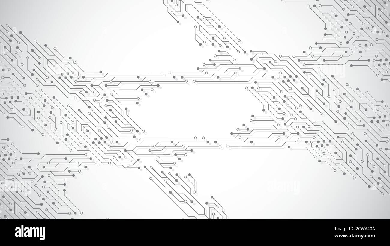 Computer motherboard vector background with circuit board electronic ...