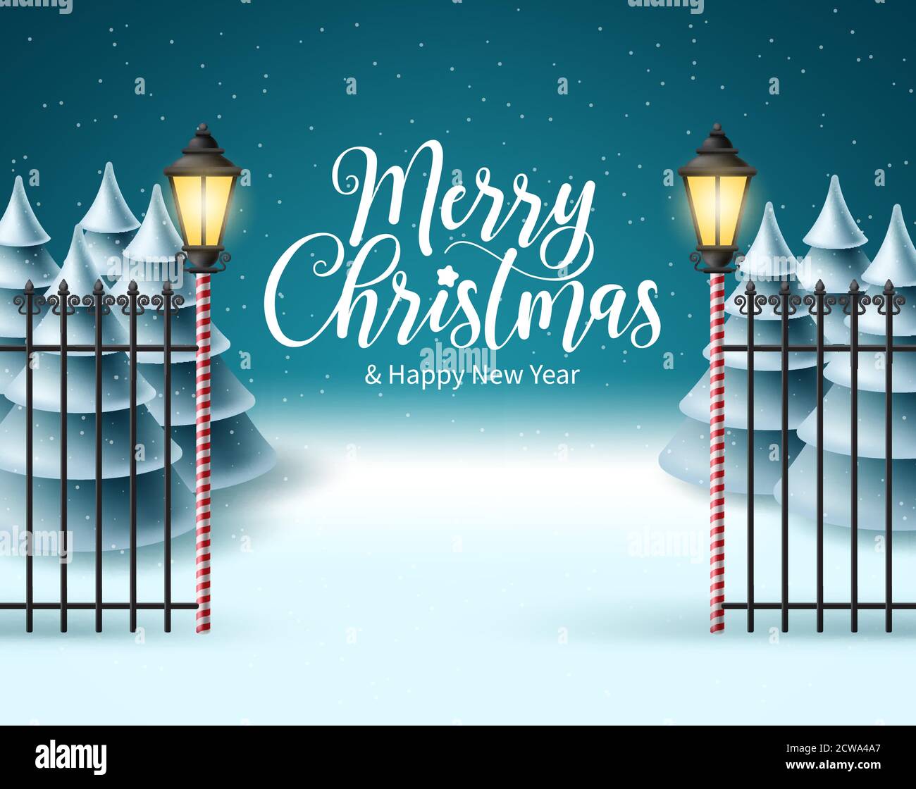 Merry christmas vector background design. Christmas greeting text in ...