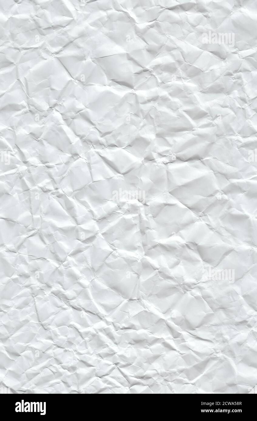 Very wrinkled paper Stock Photo - Alamy