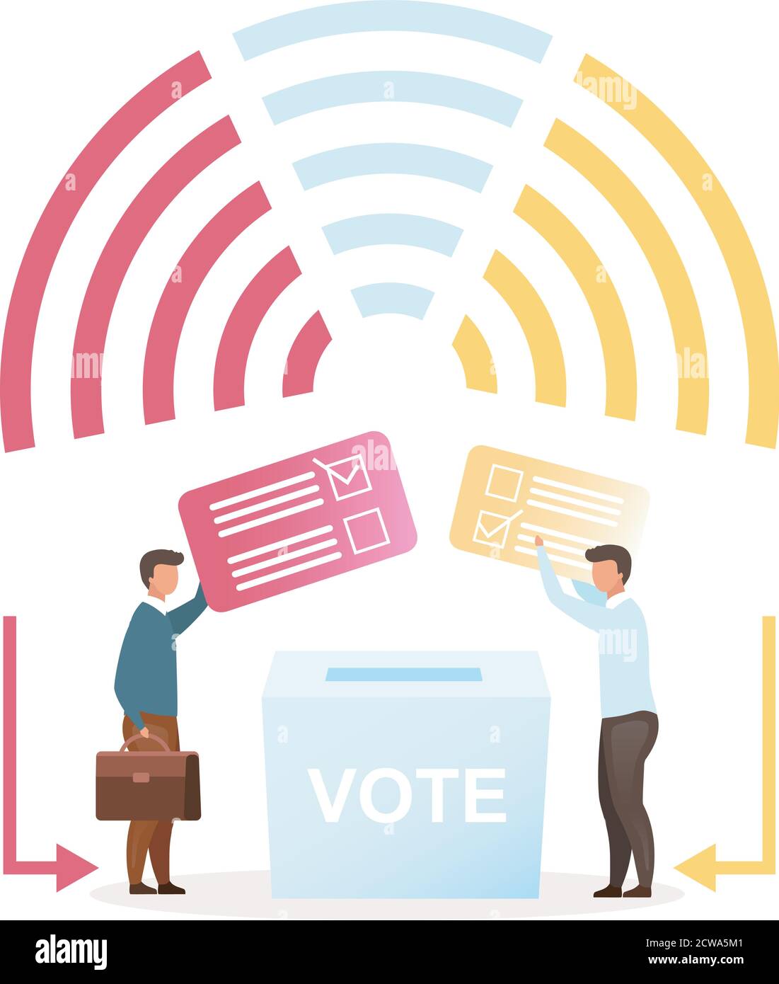 Election flat vector illustration Stock Vector Image & Art - Alamy