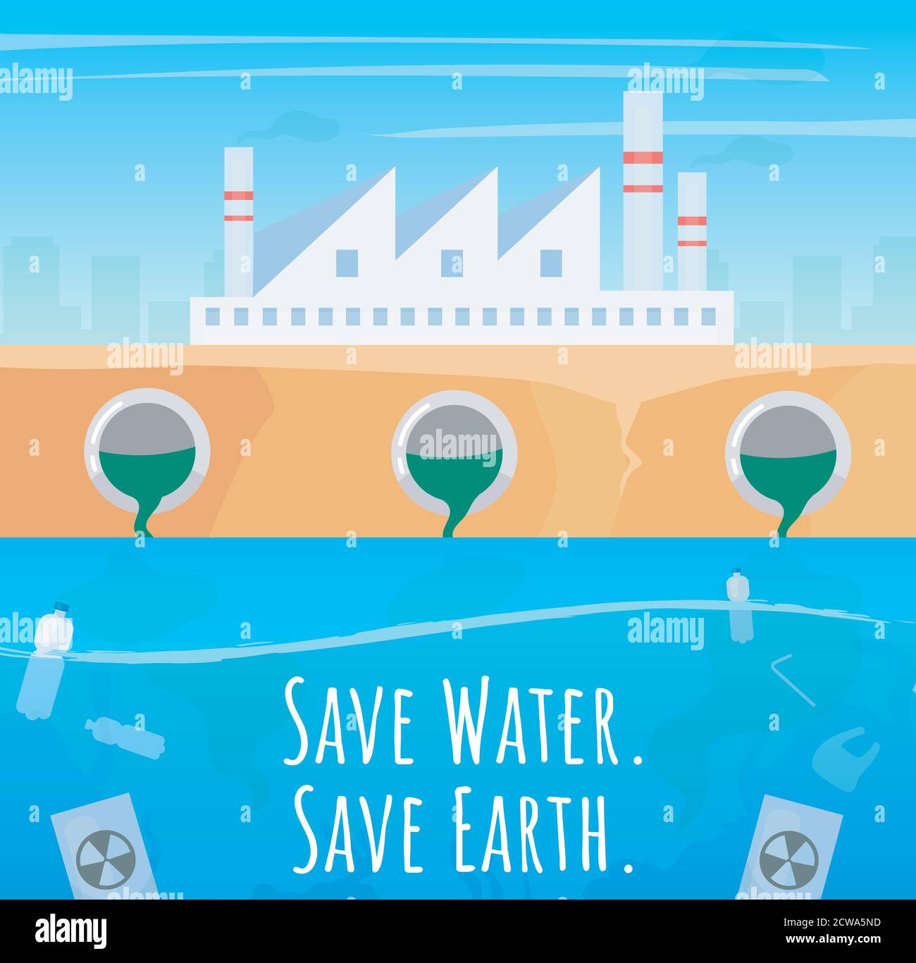 Save water social media post mockup Stock Vector Image & Art - Alamy