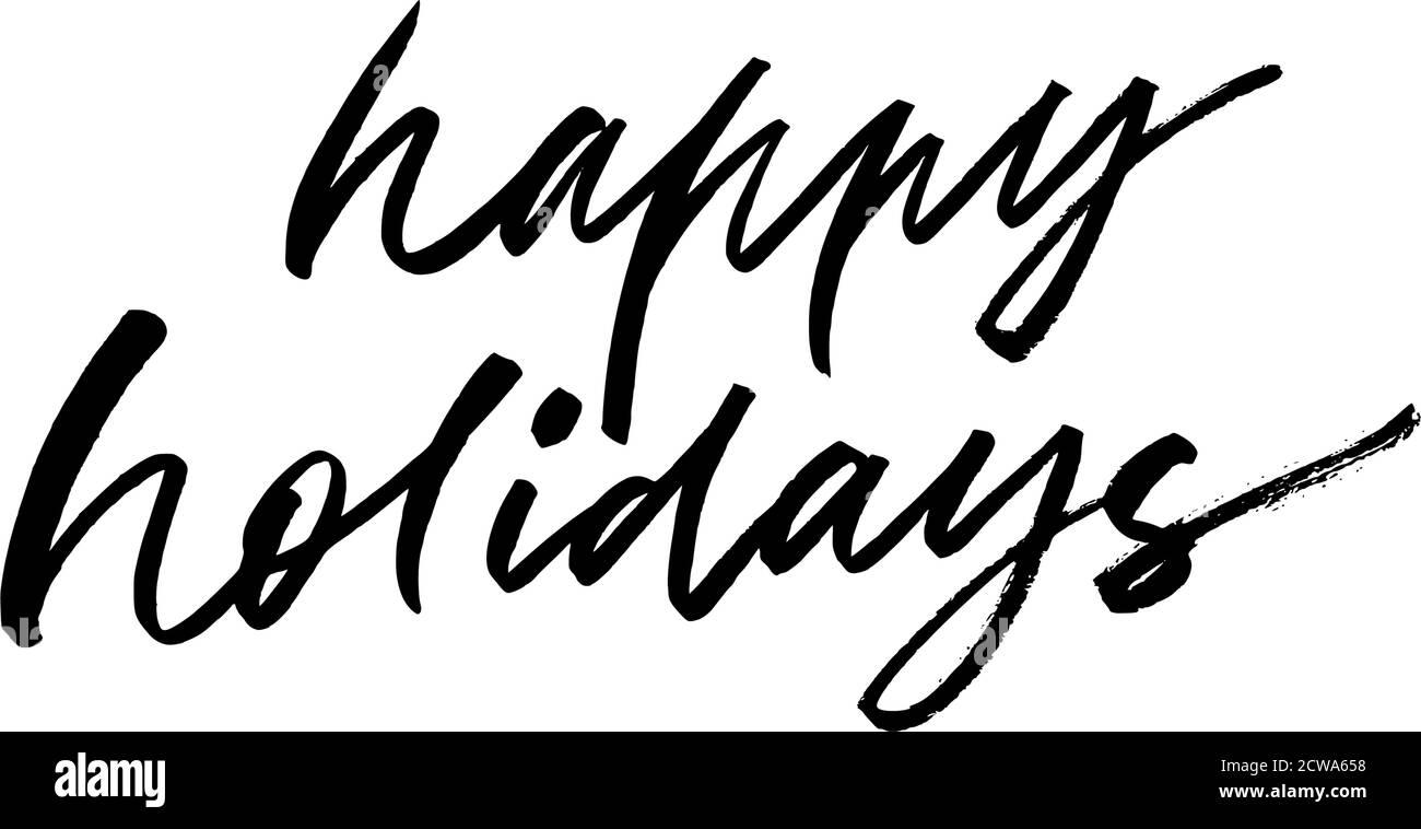 Vector hand drawn holidays Black and White Stock Photos & Images - Alamy