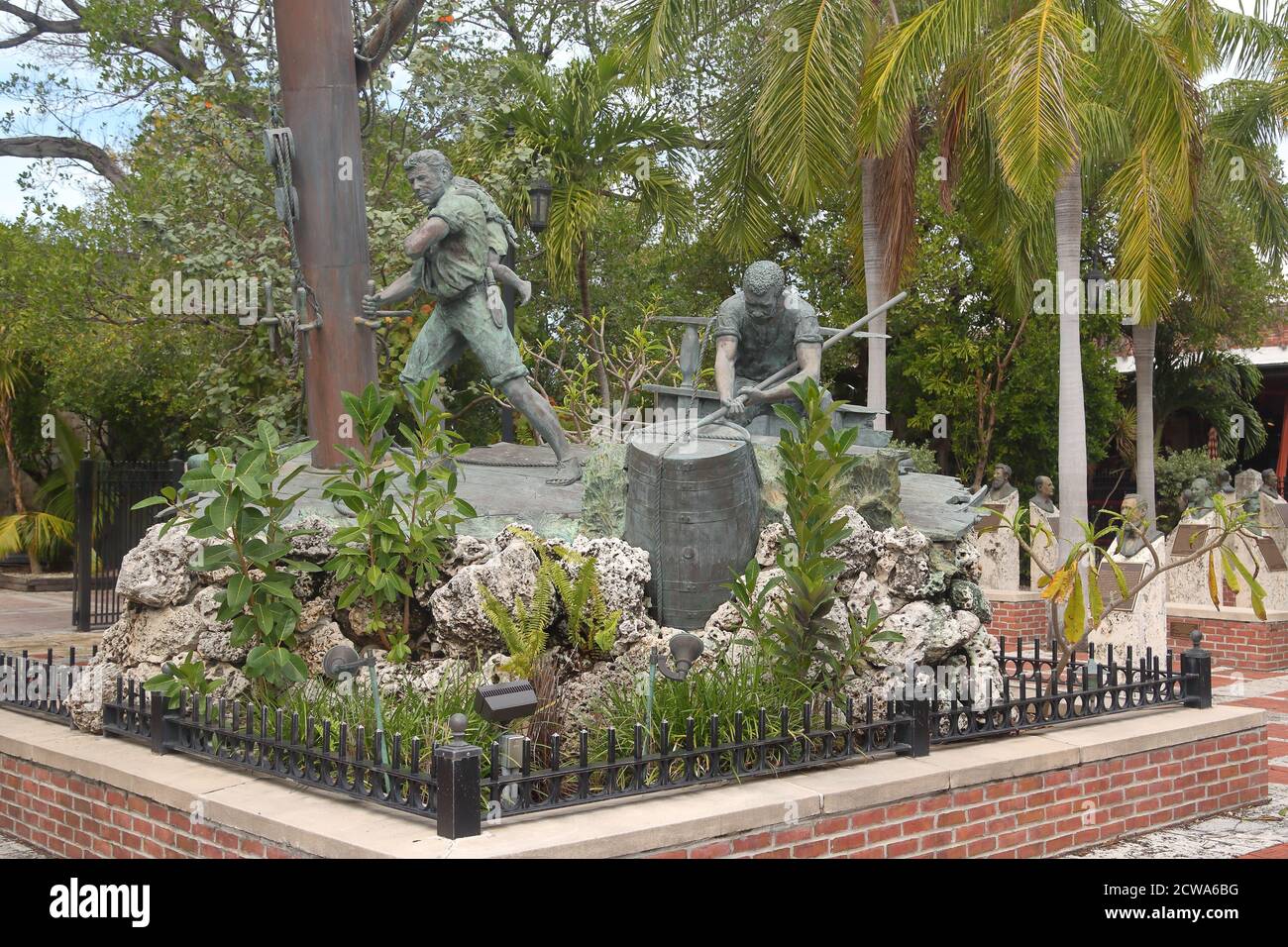 The Wreckers, a sculpture in Memorial Sculpture Garden, Key West ...