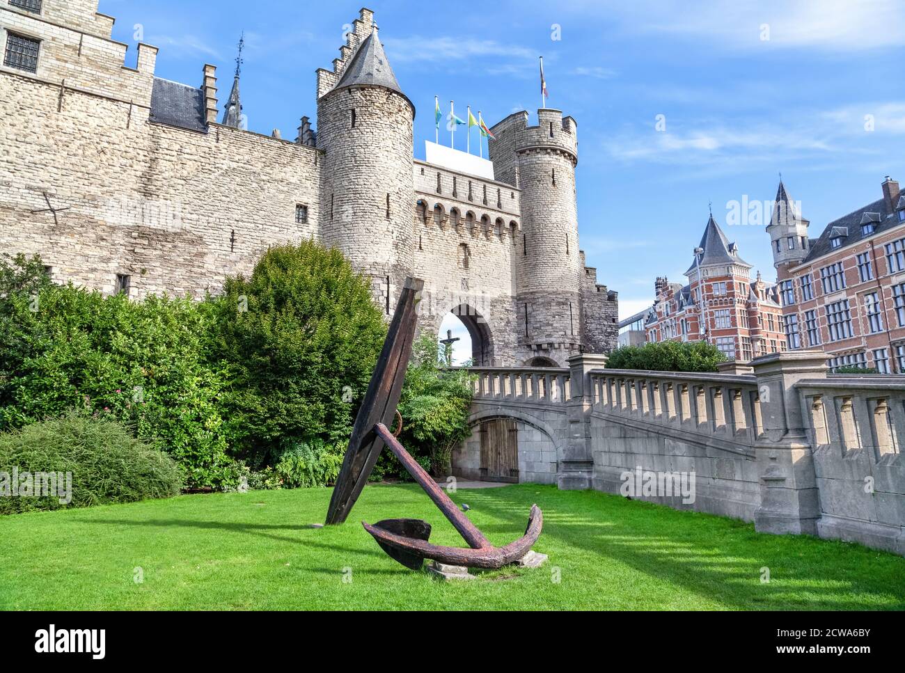 Het Steen - a medieval castle in the old city centre of Antwerp ...
