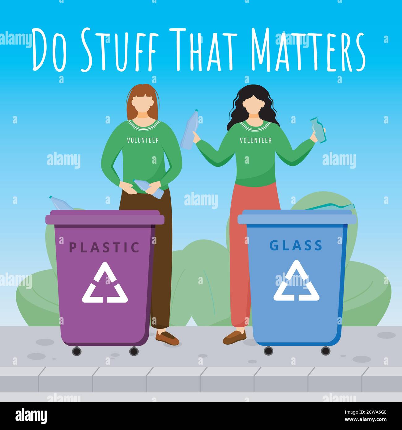 Do stuff that matters social media post mockup Stock Vector Image & Art ...