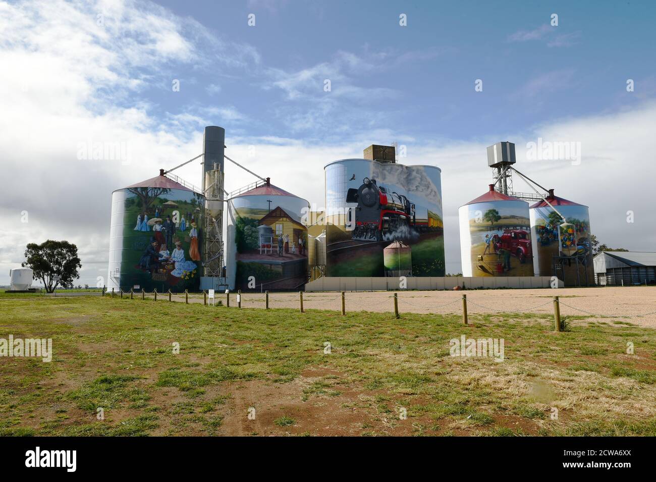 September 2020. Colbinabbin Silo Art, Colbinabbin, Victoria, Australia ...