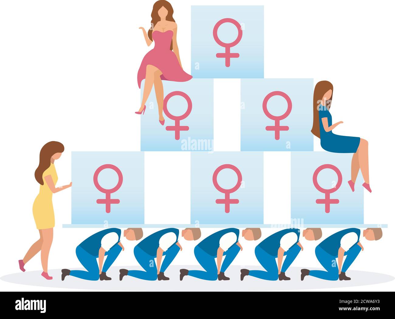 Matriarchy society Stock Vector Images - Alamy