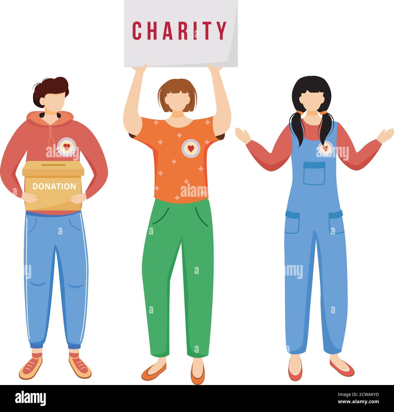 Aid donations Cut Out Stock Images & Pictures - Alamy