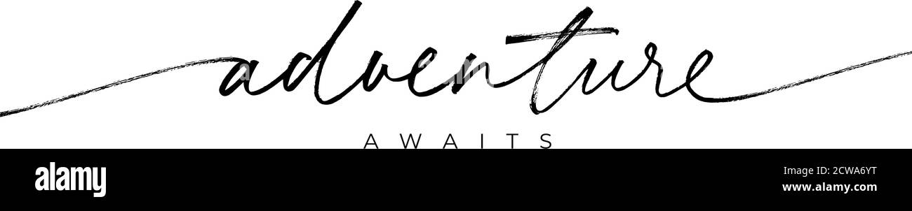 Illustration time travel lettering Cut Out Stock Images & Pictures - Alamy