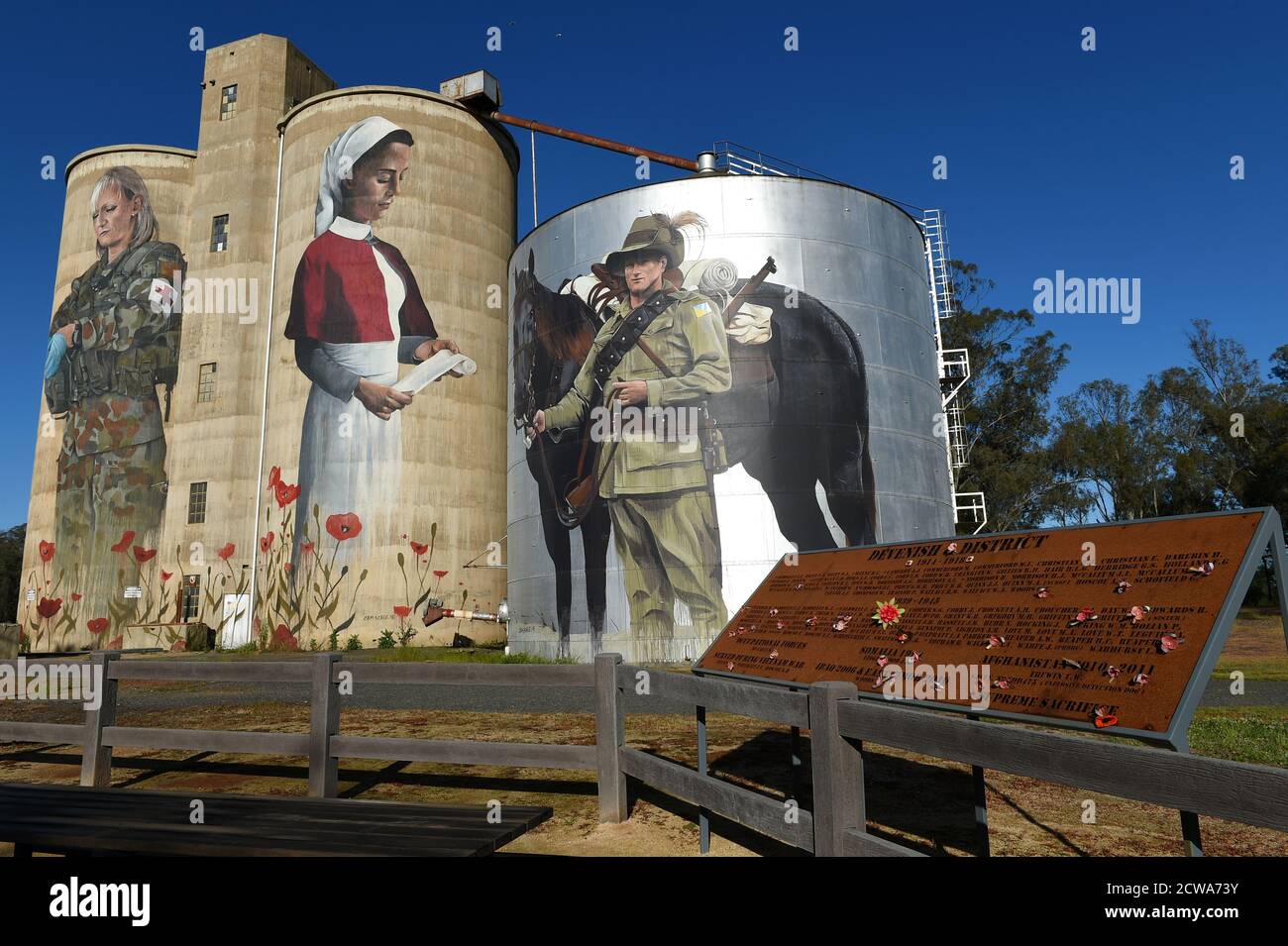 September 2020. Australian Silo Art, Devenish, Victoria, Australia ...