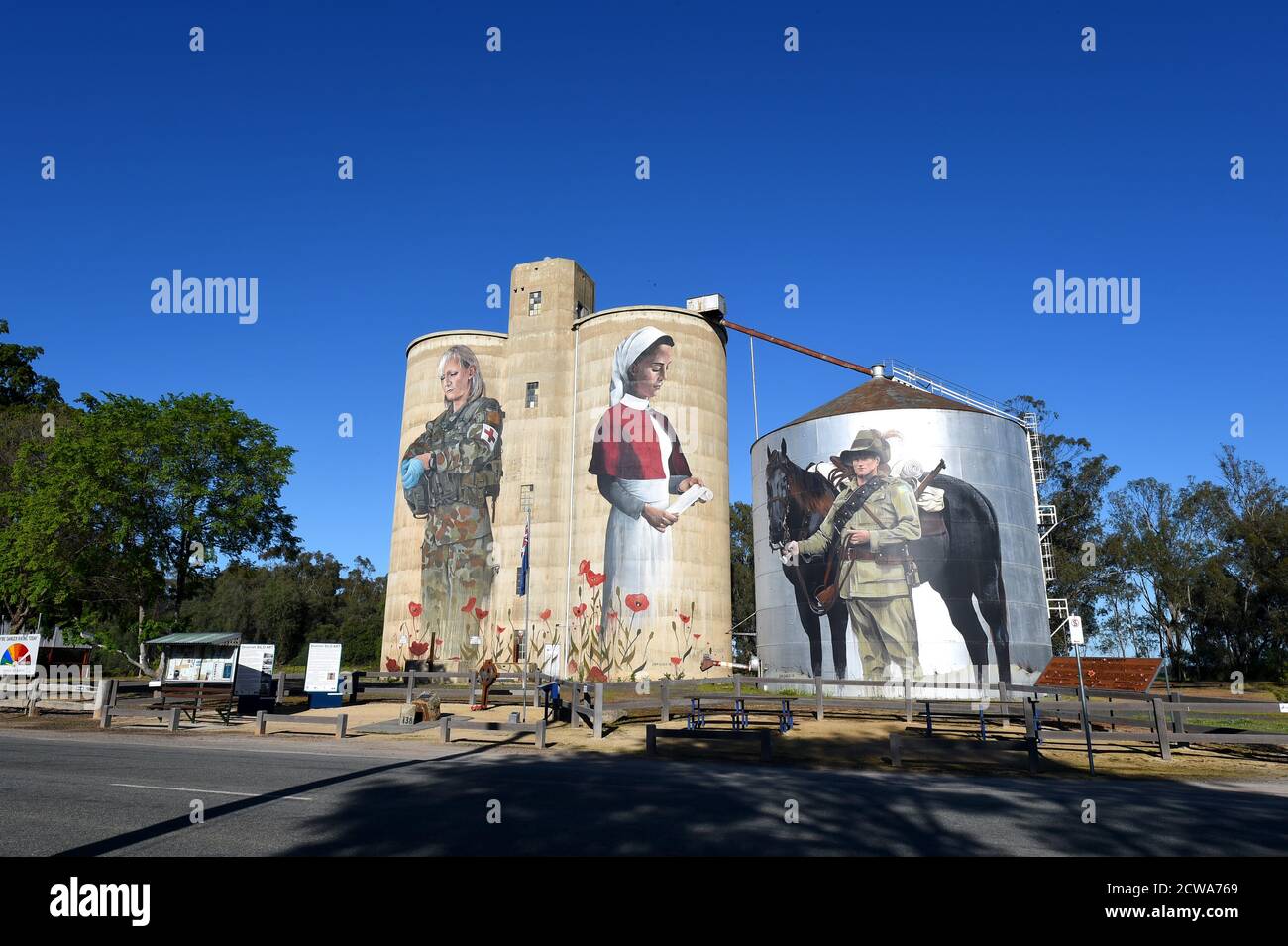 September 2020. Australian Silo Art, Devenish, Victoria, Australia ...
