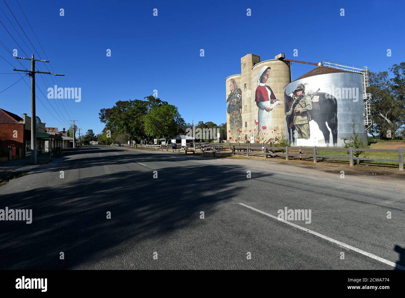 September 2020. Australian Silo Art, Devenish, Victoria, Australia ...
