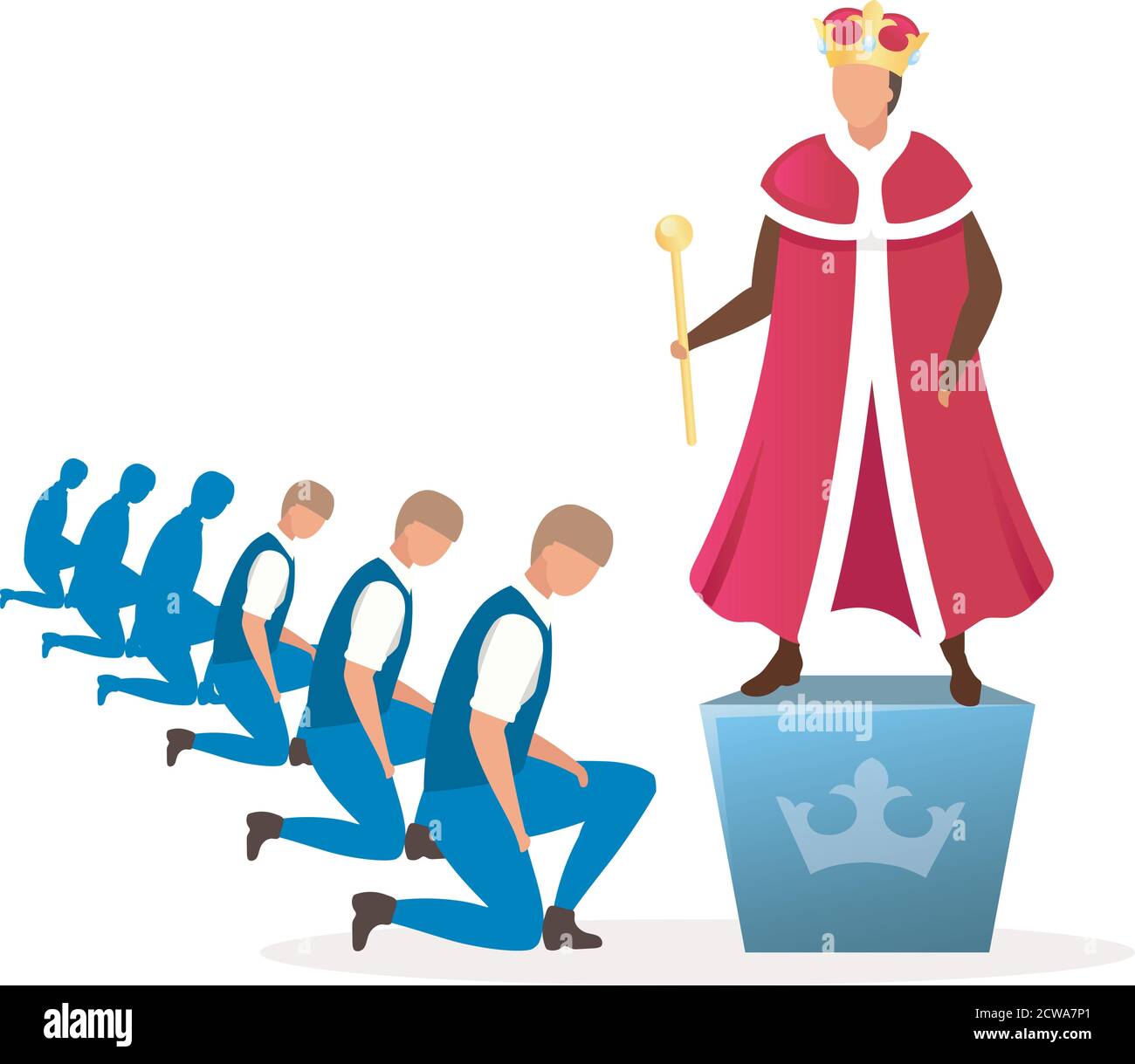 Absolute monarchy politics Stock Vector Images - Alamy