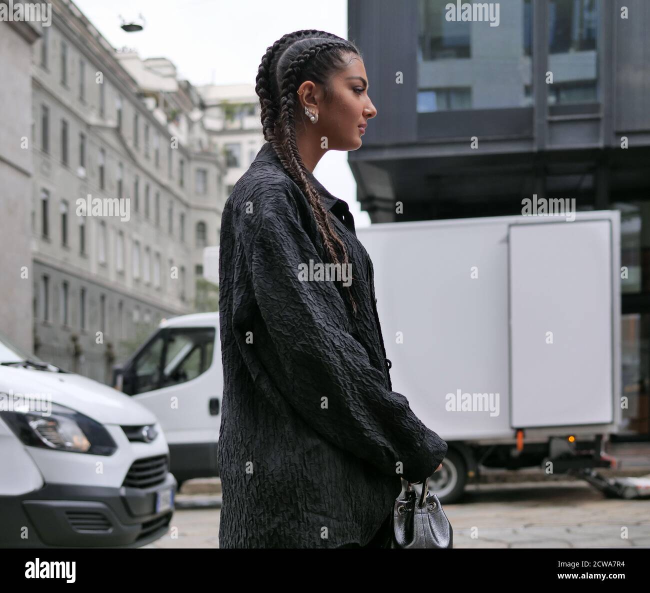 Web star Elisa Maino in street style outfits during Milano Fashion Week ...