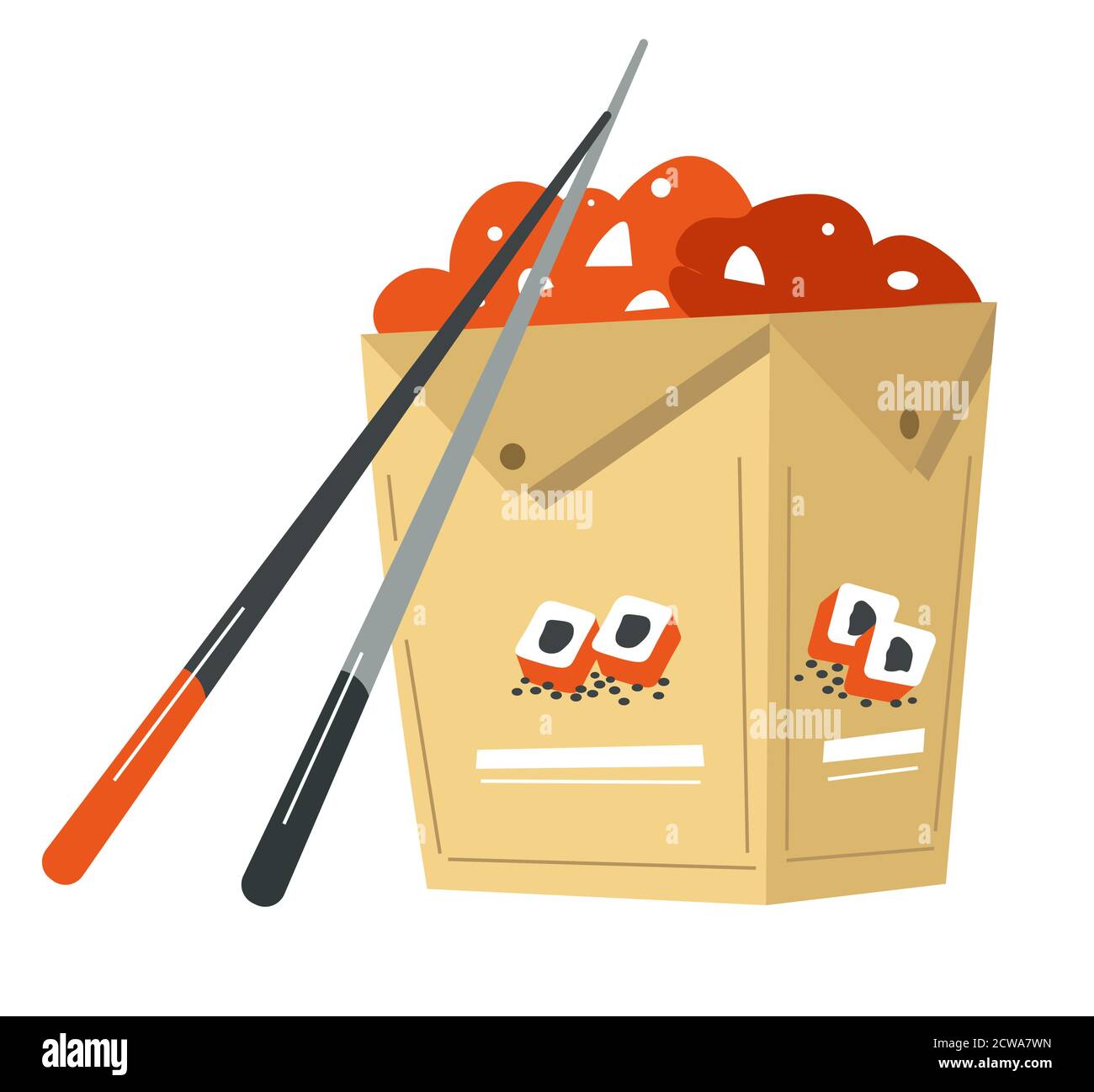 Delicious asian wok rice Cut Out Stock Images & Pictures - Alamy