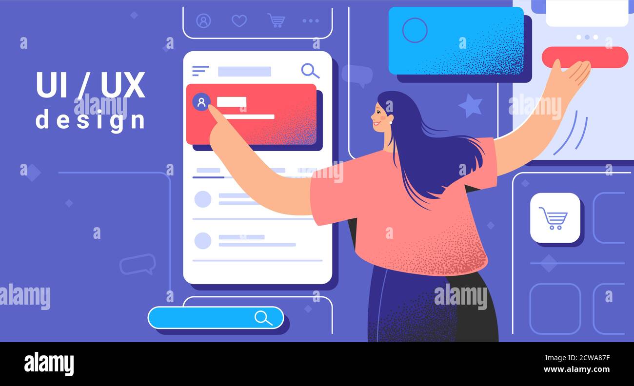 Team ux developer ui designer Stock Vector Images - Alamy