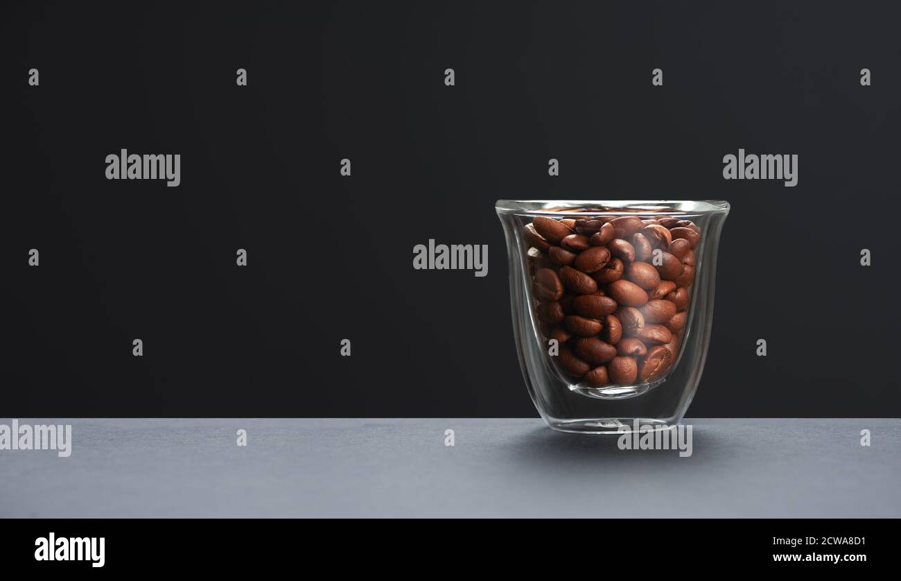 coffee beans in a cup Stock Photo - Alamy