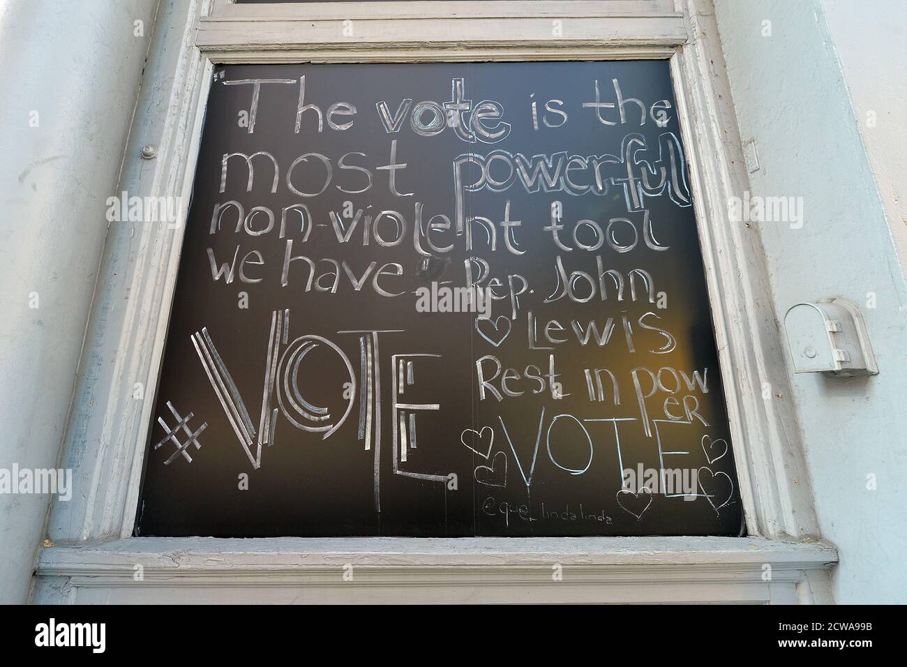 Poster encouraging people to vote hi-res stock photography and images ...