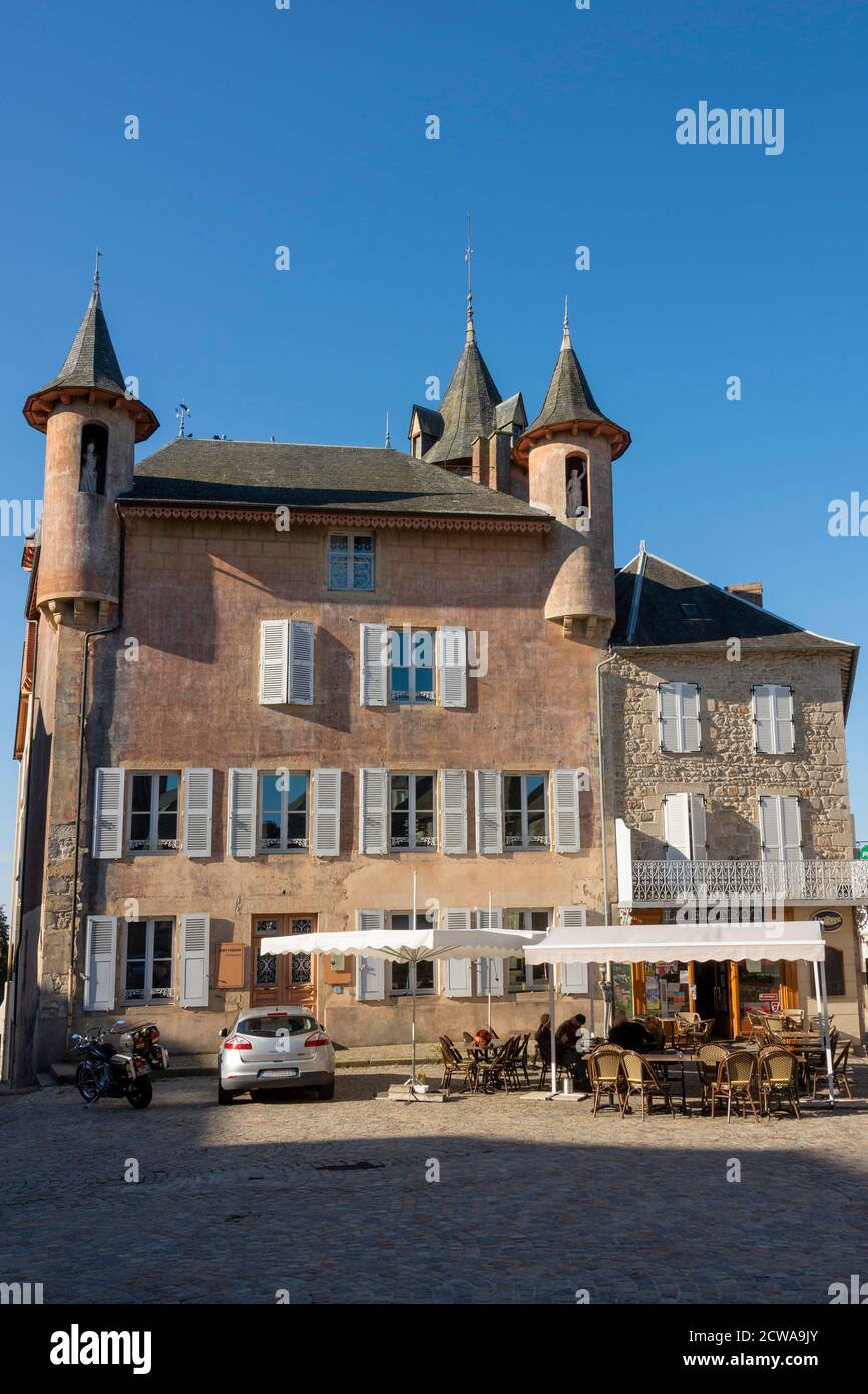 Meymac. The house of Gaye-Bordas, founder of the Meymac wine merchant ...