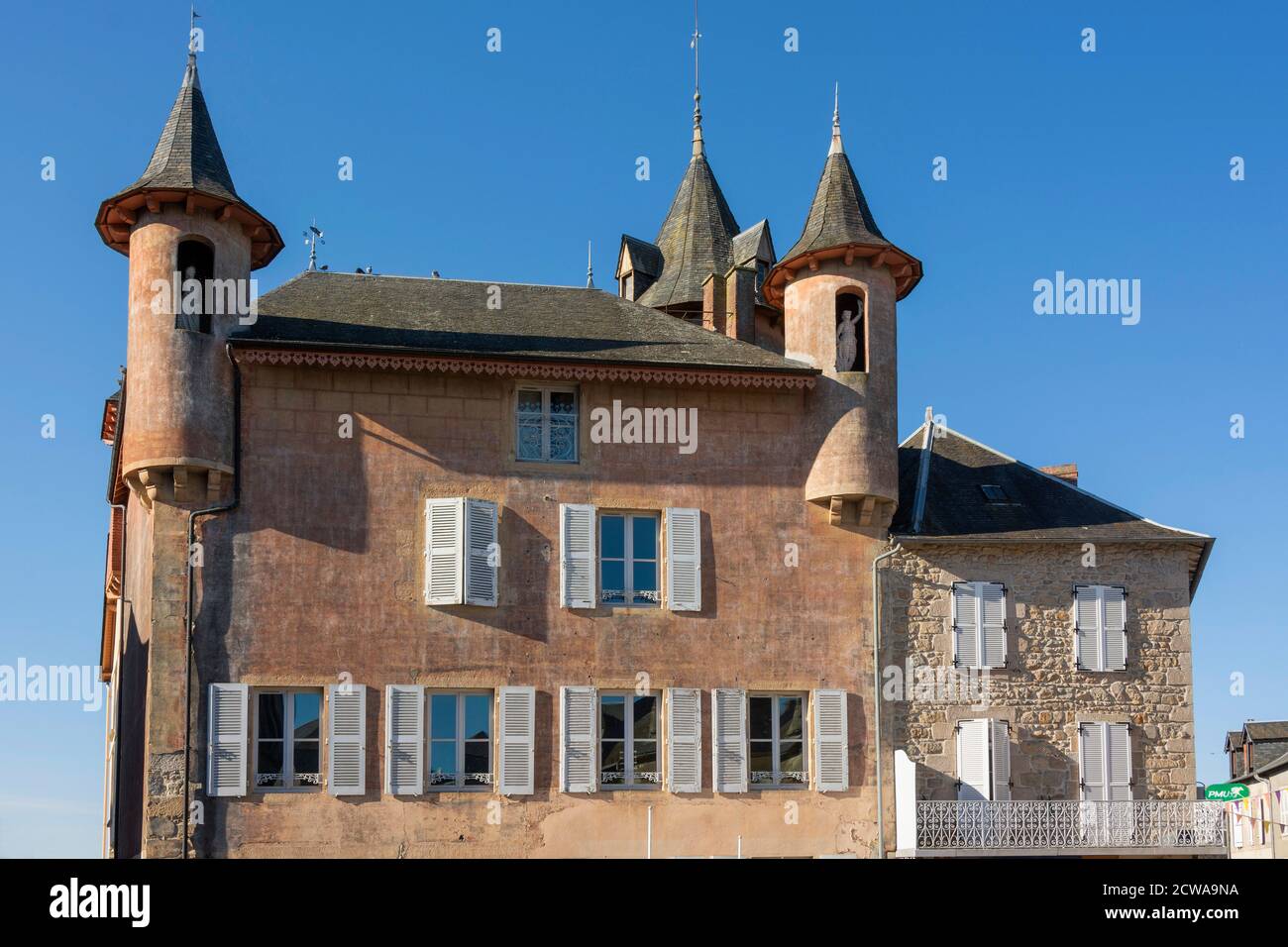 Meymac. The house of Gaye-Bordas, founder of the Meymac wine merchant ...