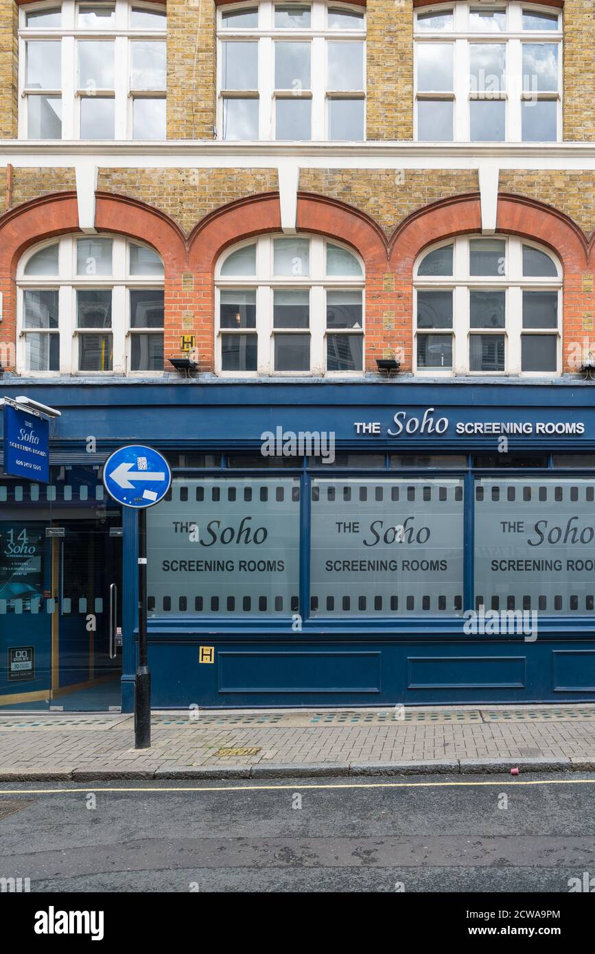 London soho screening rooms hi-res stock photography and images - Alamy