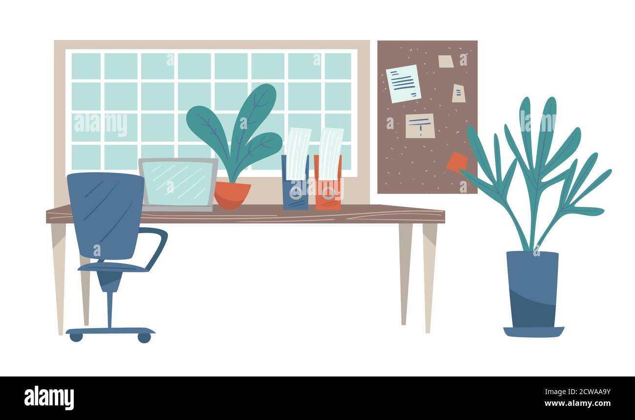 Casual office interior Cut Out Stock Images & Pictures - Alamy