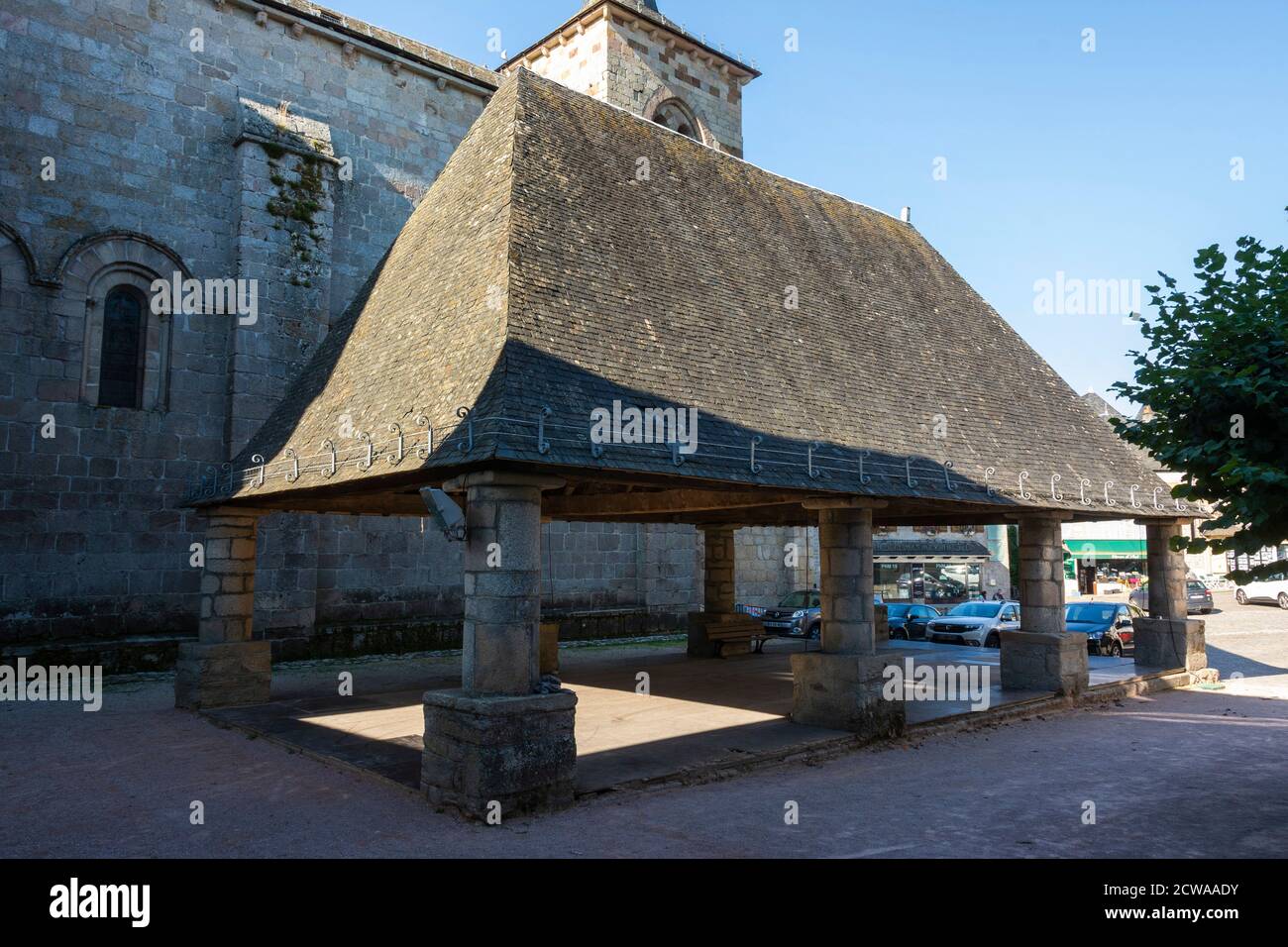 Meymac., the market hall, Correze, Nouvelle Aquitaine, France Stock ...