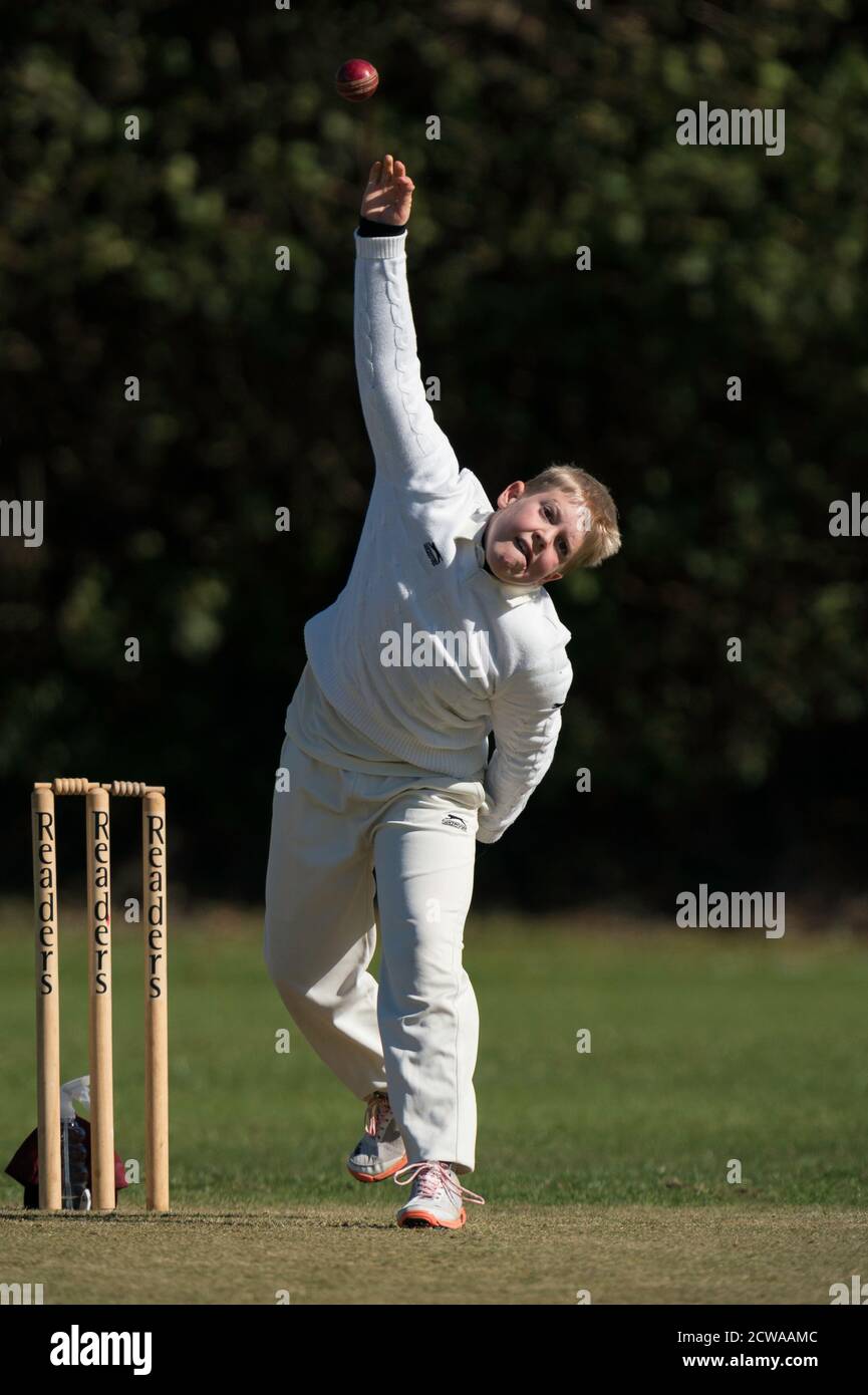 Junior cricket hi-res stock photography and images - Alamy