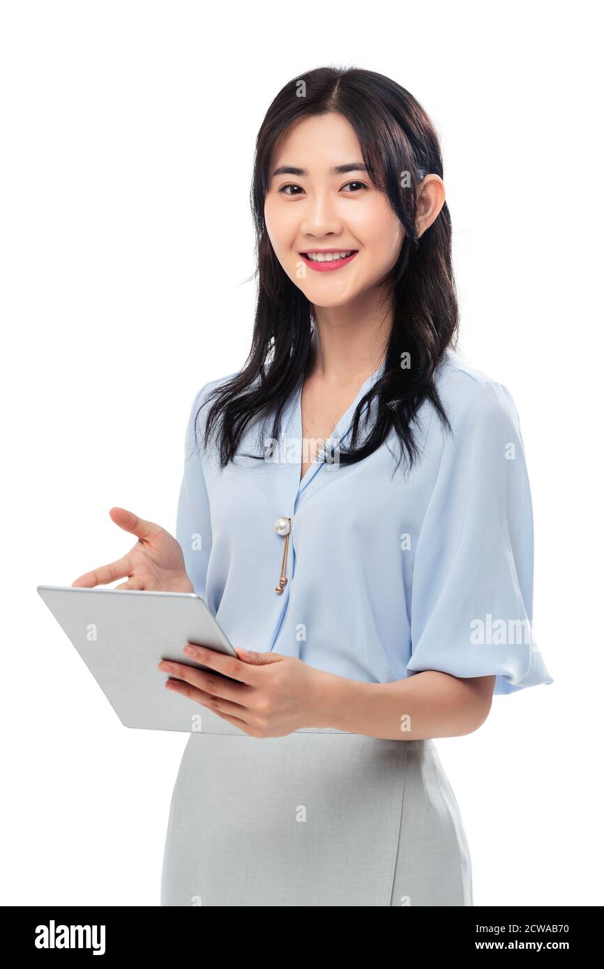 Asian office lady take hi-res stock photography and images - Alamy