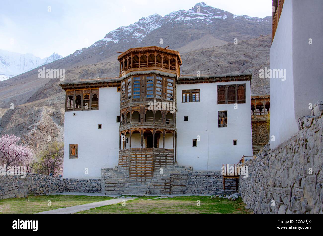 spring landscape photography of cherry blossom in northern areas of ...