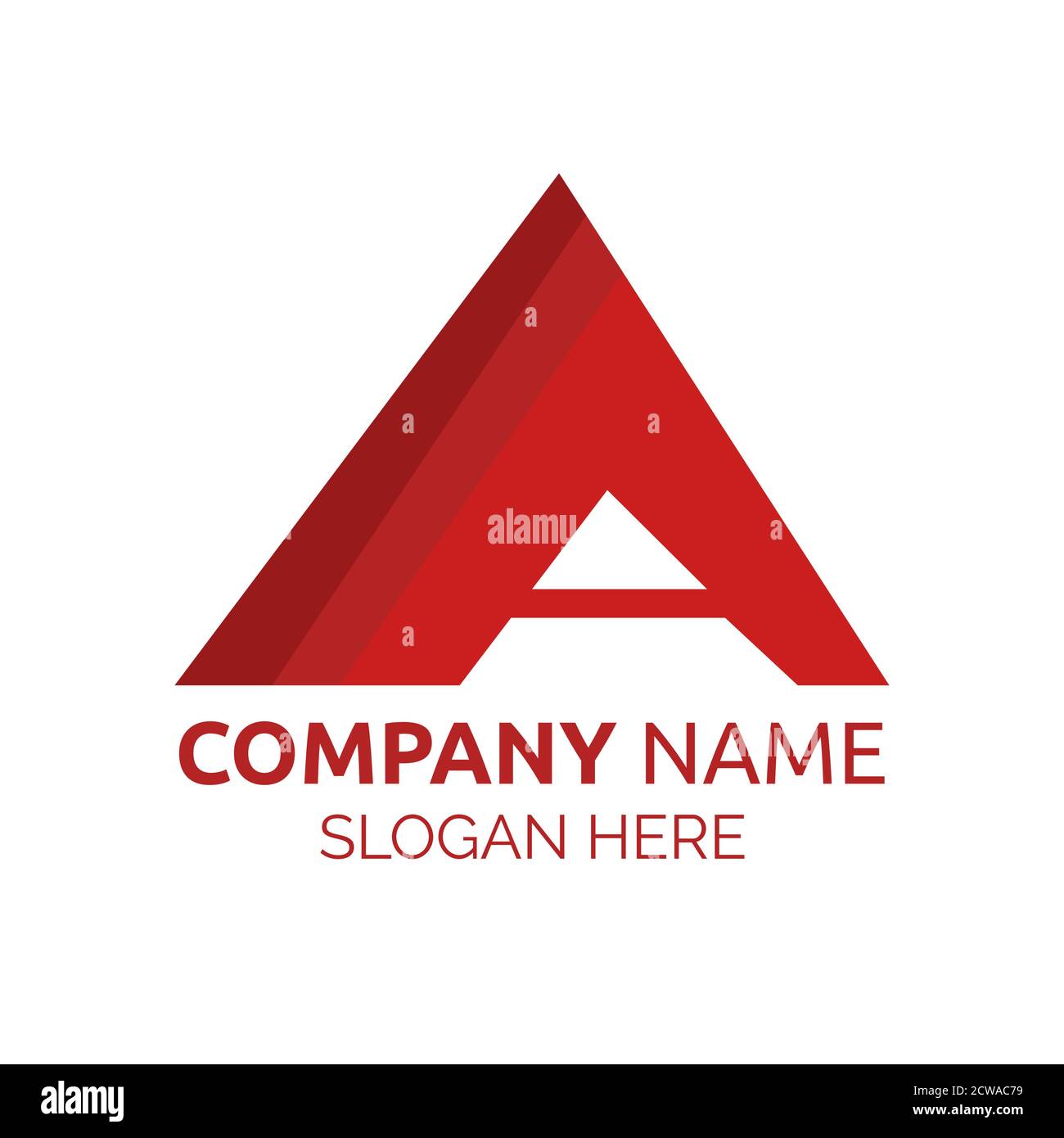 Red Triangle Logo Name