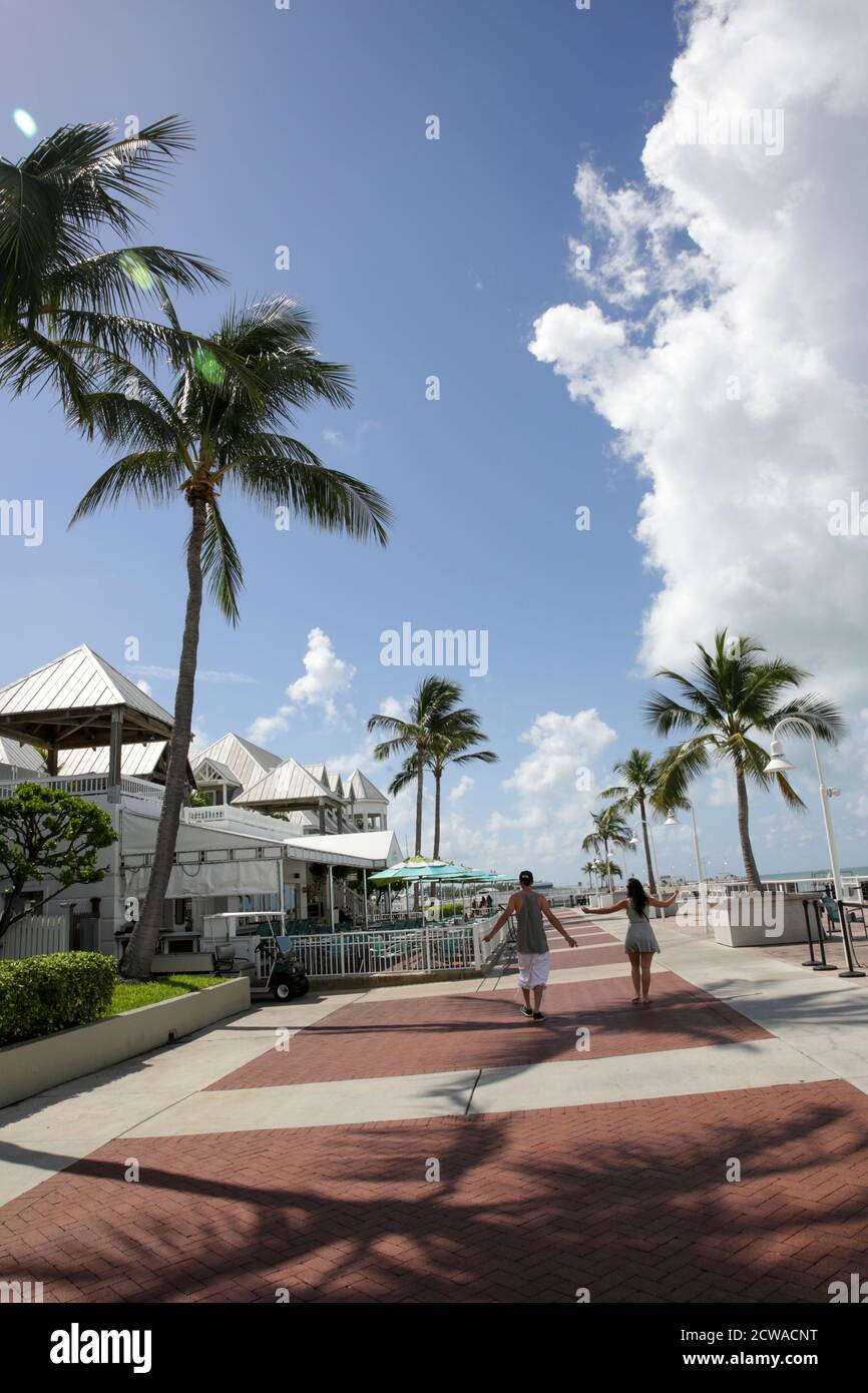 Mallory Square in Key West, Florida, USA. This place is the most ...