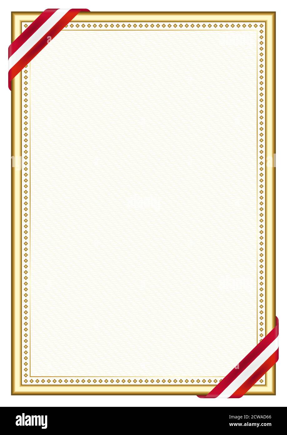 Vertical frame and border with Denmark flag, template elements for your ...