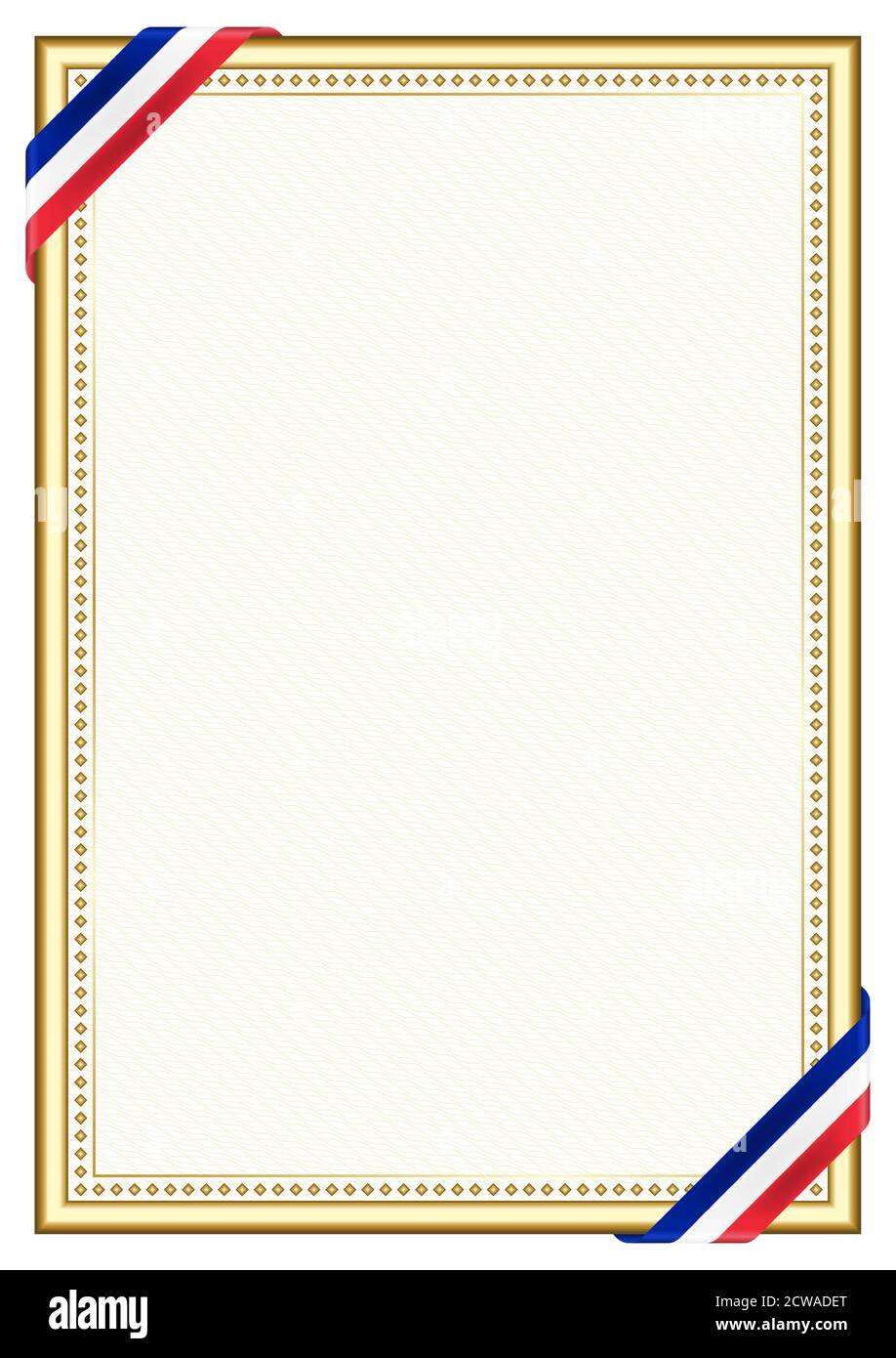 French Frame Template