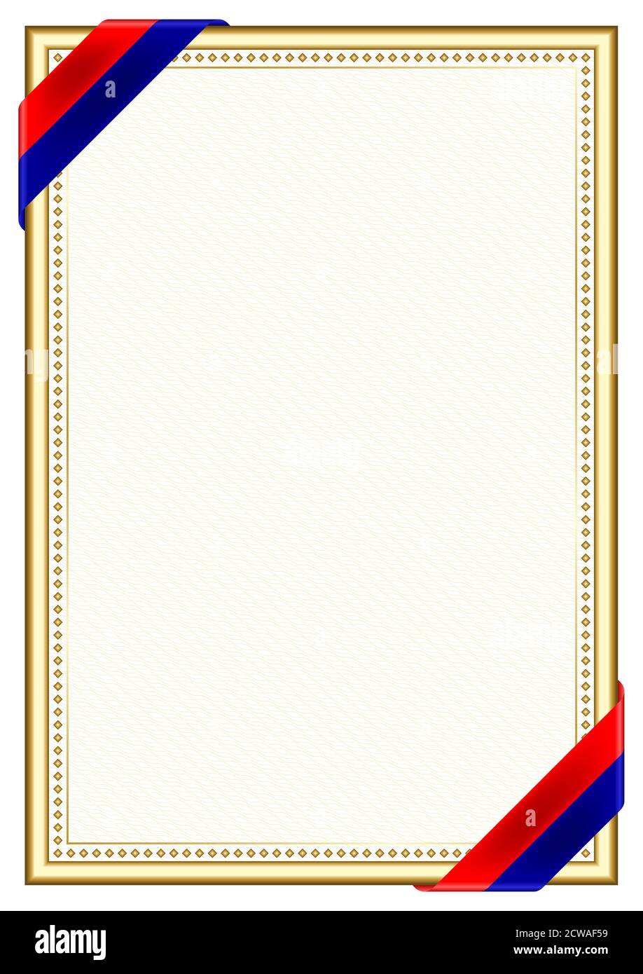 Vertical frame and border with Taiwan flag, template elements for your ...
