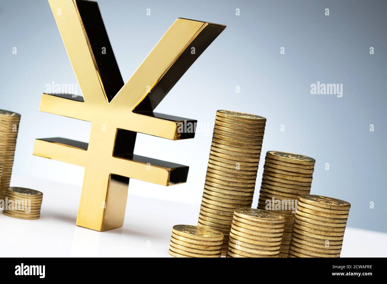 The symbol model and base on the gold local features Stock Photo - Alamy