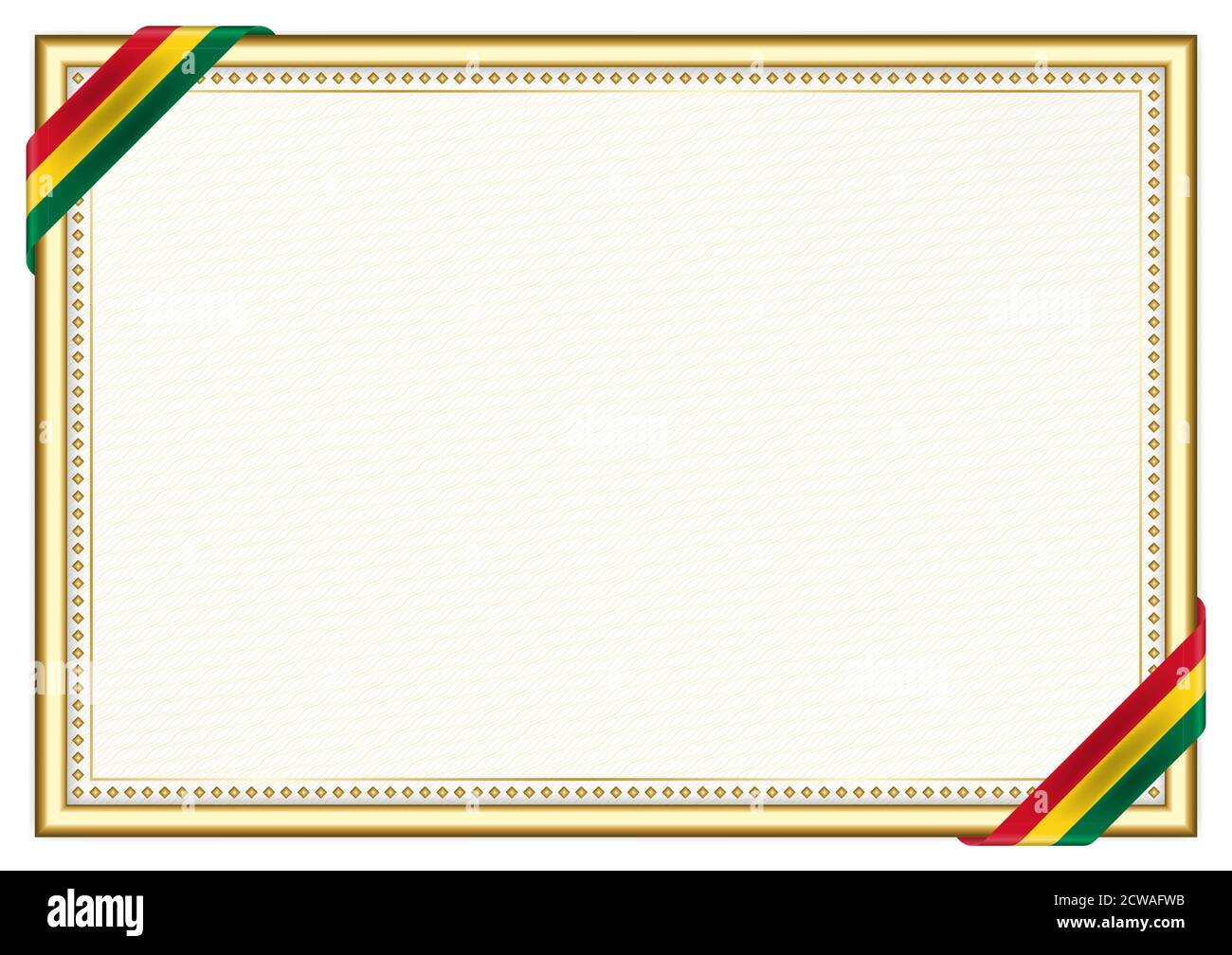 Horizontal frame and border with Ghana flag, template elements for your ...