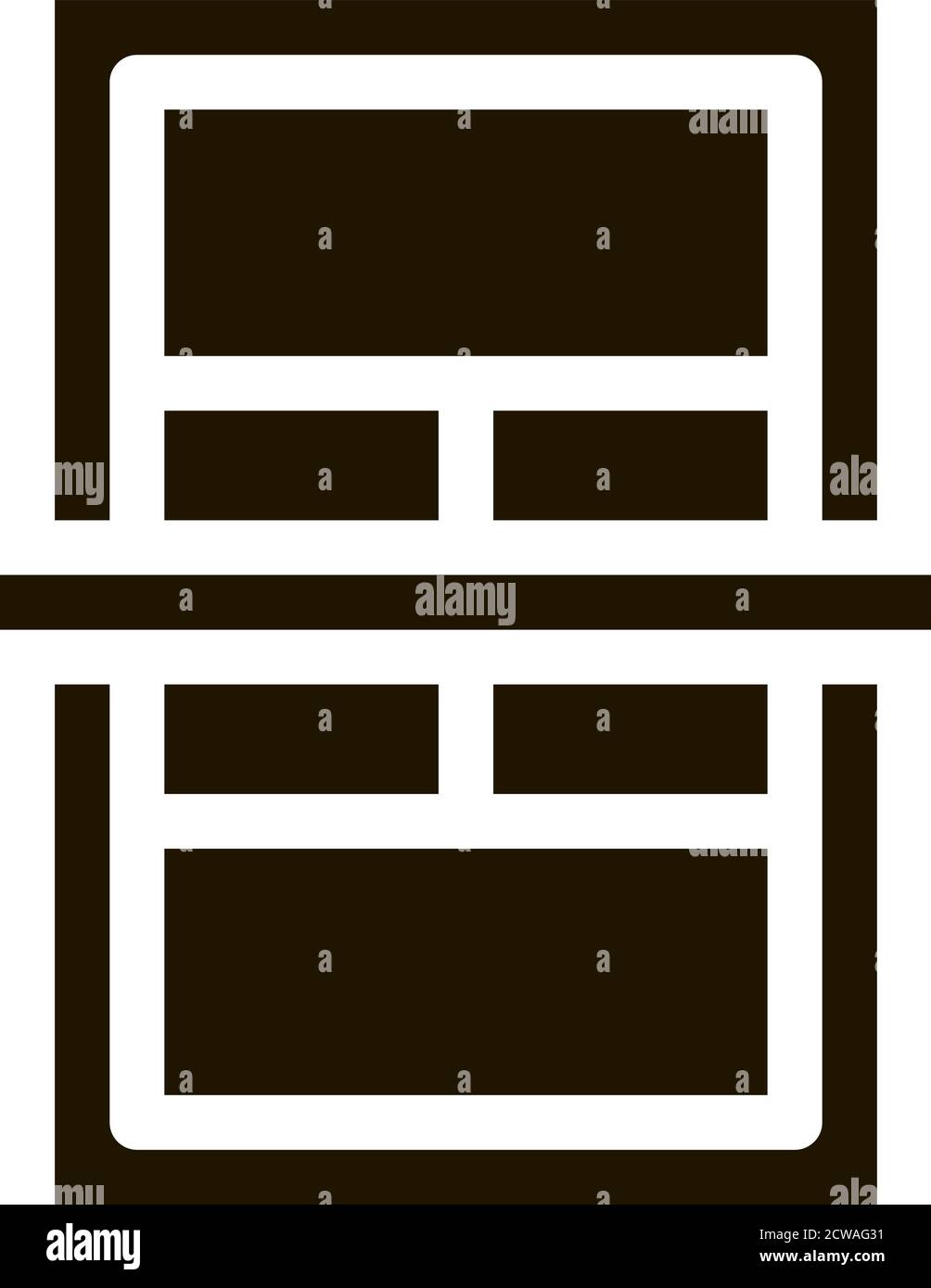 Tennis Game Court Icon Vector Glyph Illustration Stock Vector Image ...