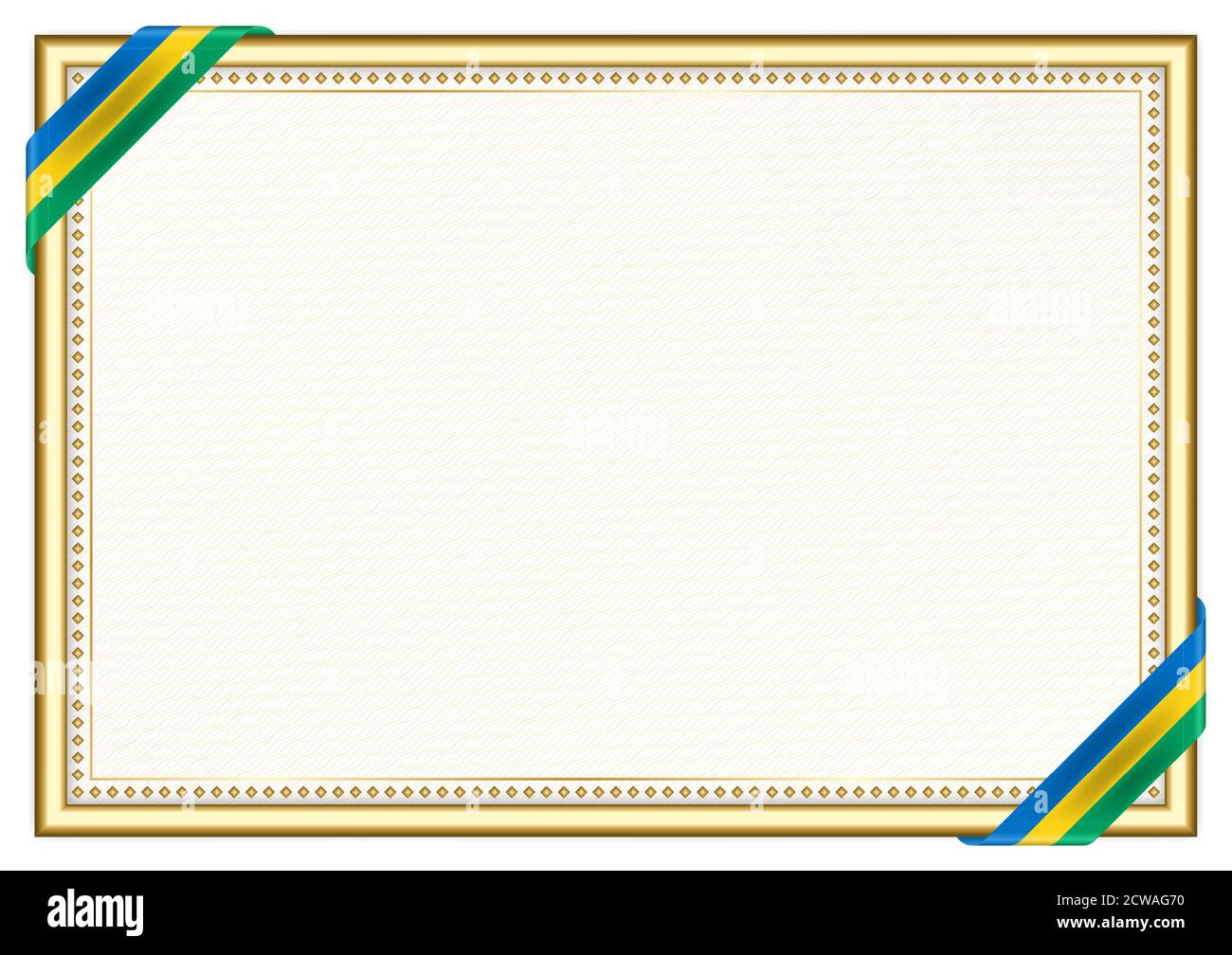 Horizontal frame and border with Saint Vincent and the Grenadines flag ...