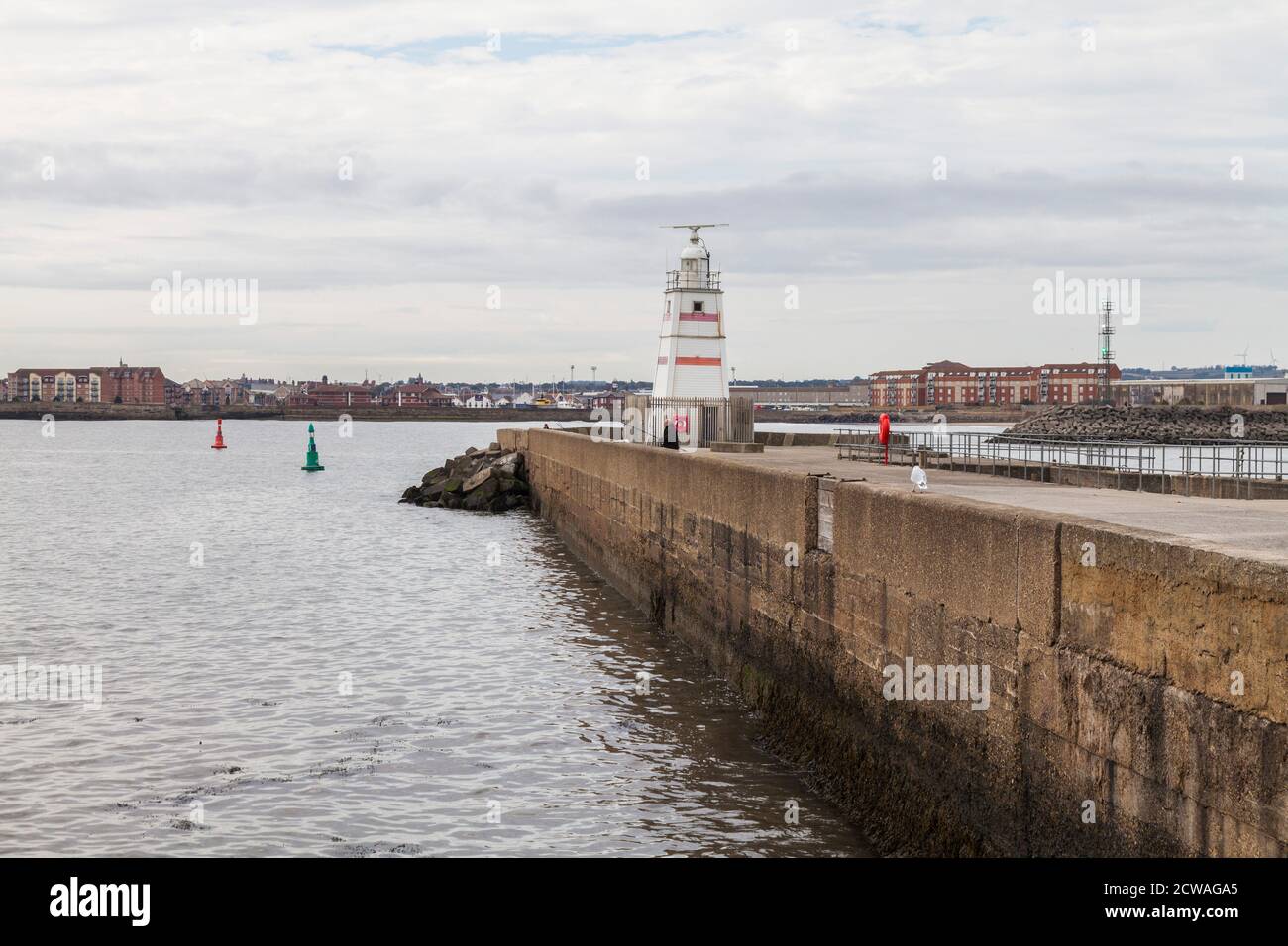 Hartlepool Pilots Pier Lighthouse High Resolution Stock Photography and ...