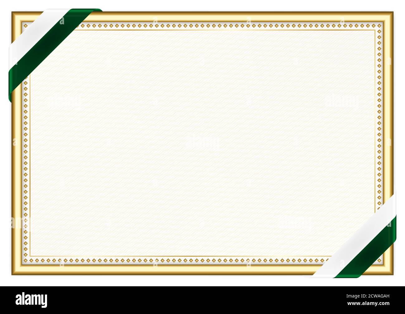Horizontal frame and border with Pakistan flag, template elements for ...