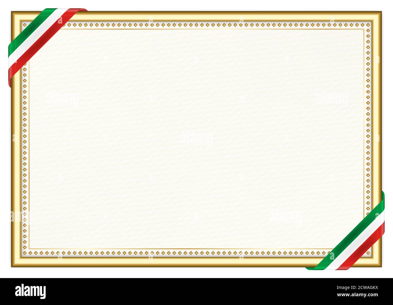 Horizontal frame and border with Congo flag, template elements for your ...