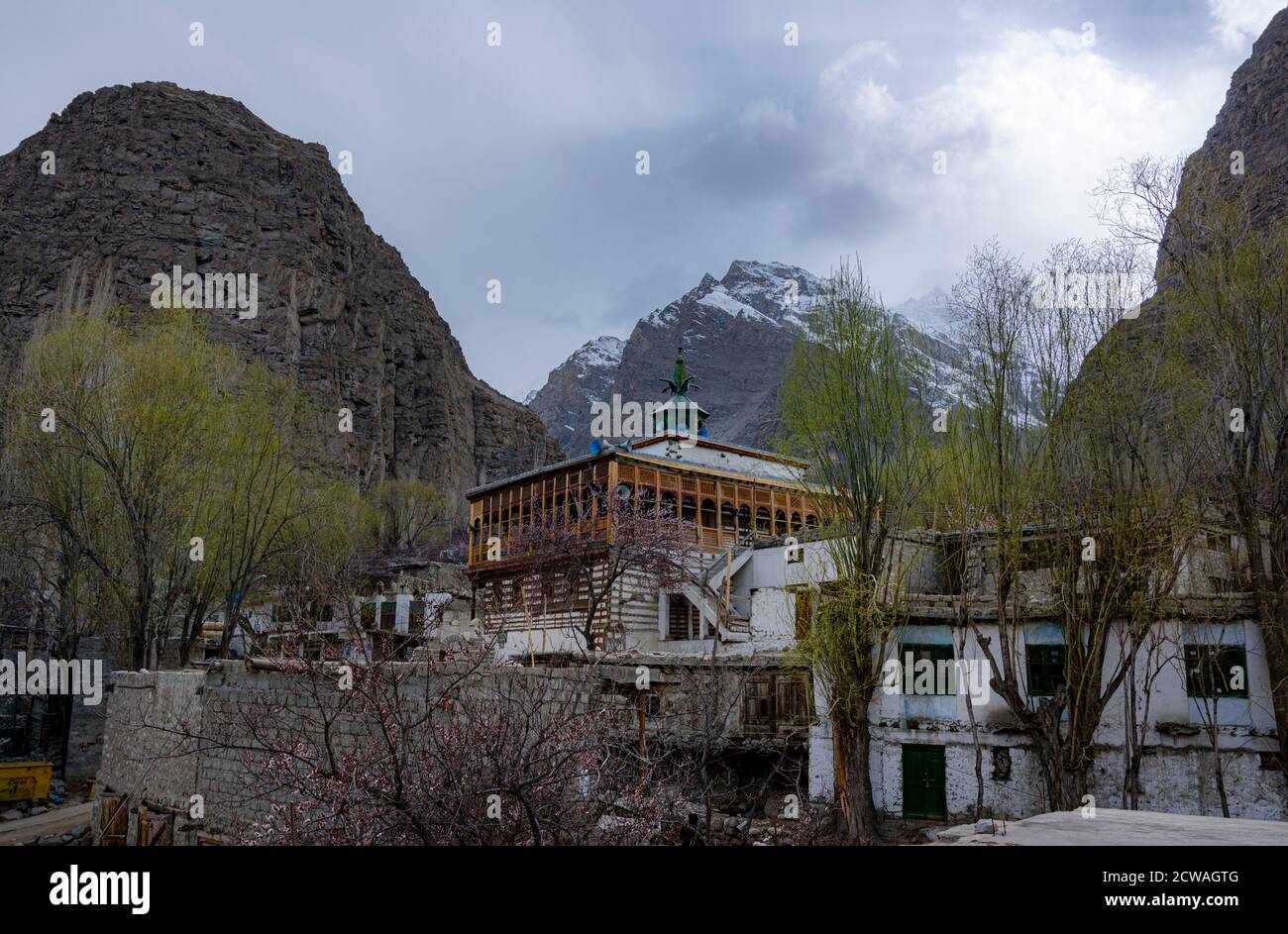 spring landscape photography of cherry blossom in northern areas of ...